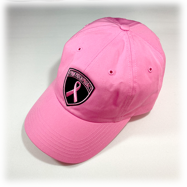 PINK CAPS WITH PINK PATCH PROJECT EMBLEM ON FRONT – The Emblem Authority